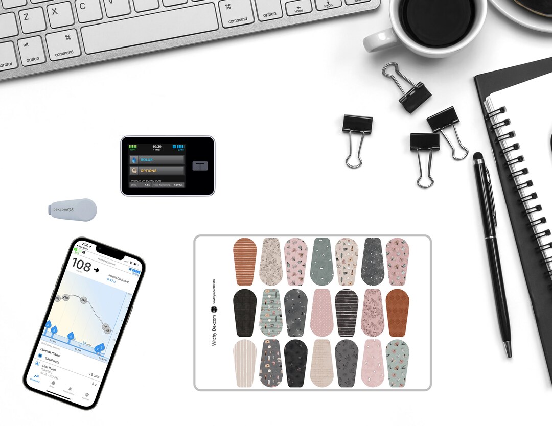 Witchy Dexcom G6 Transmitter Sticker Sheets Medical Device Adhesive ...