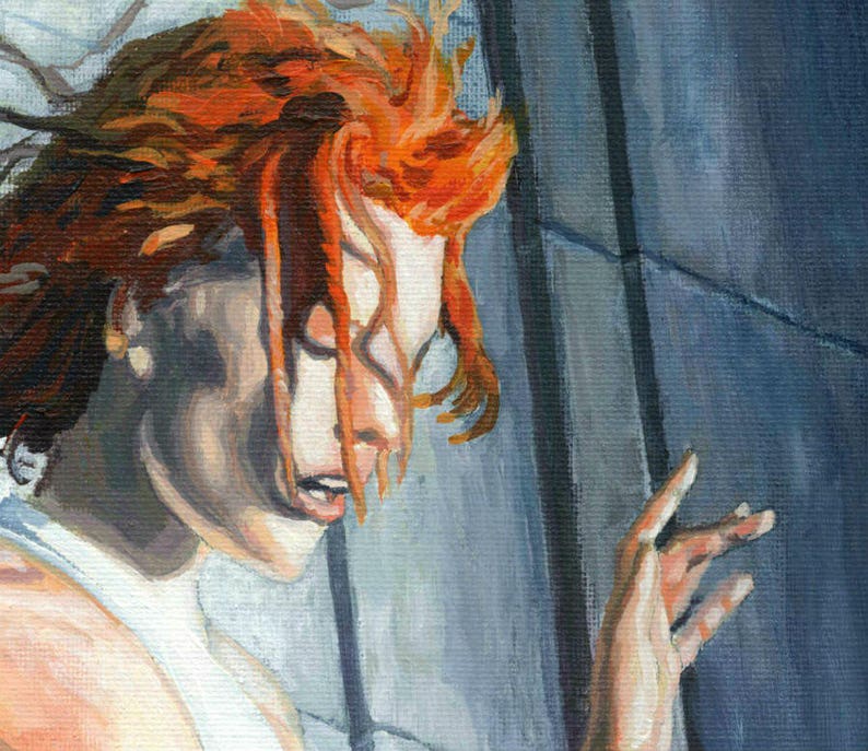 Leeloo Original Fan Art Print Fifth Element | Etsy