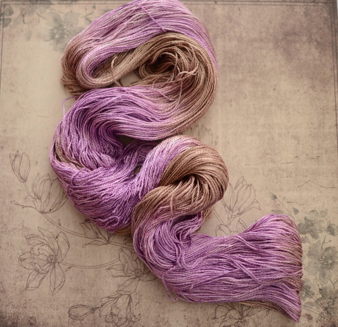 Handdyed Mulberry Silk Thread, Yarn for Embroidery, Art Quilting ,40m ...