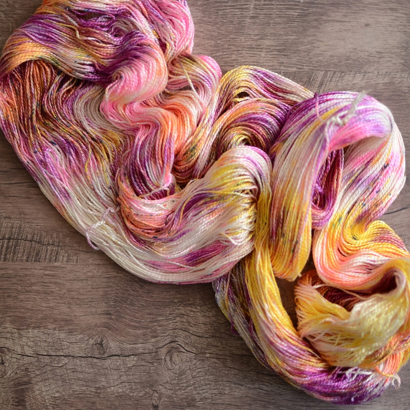 Pure Silk Yarn - Etsy