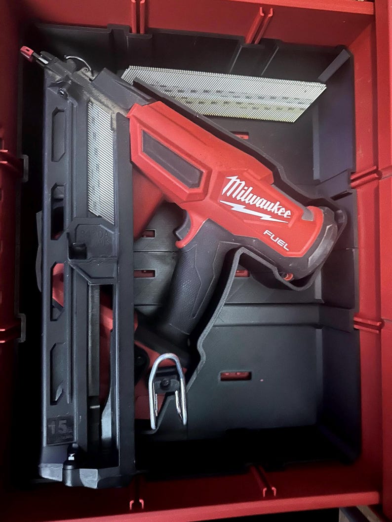 Milwaukee Packout 3d Insert for the Milwaukee Fuel 15 Gauge Finish ...