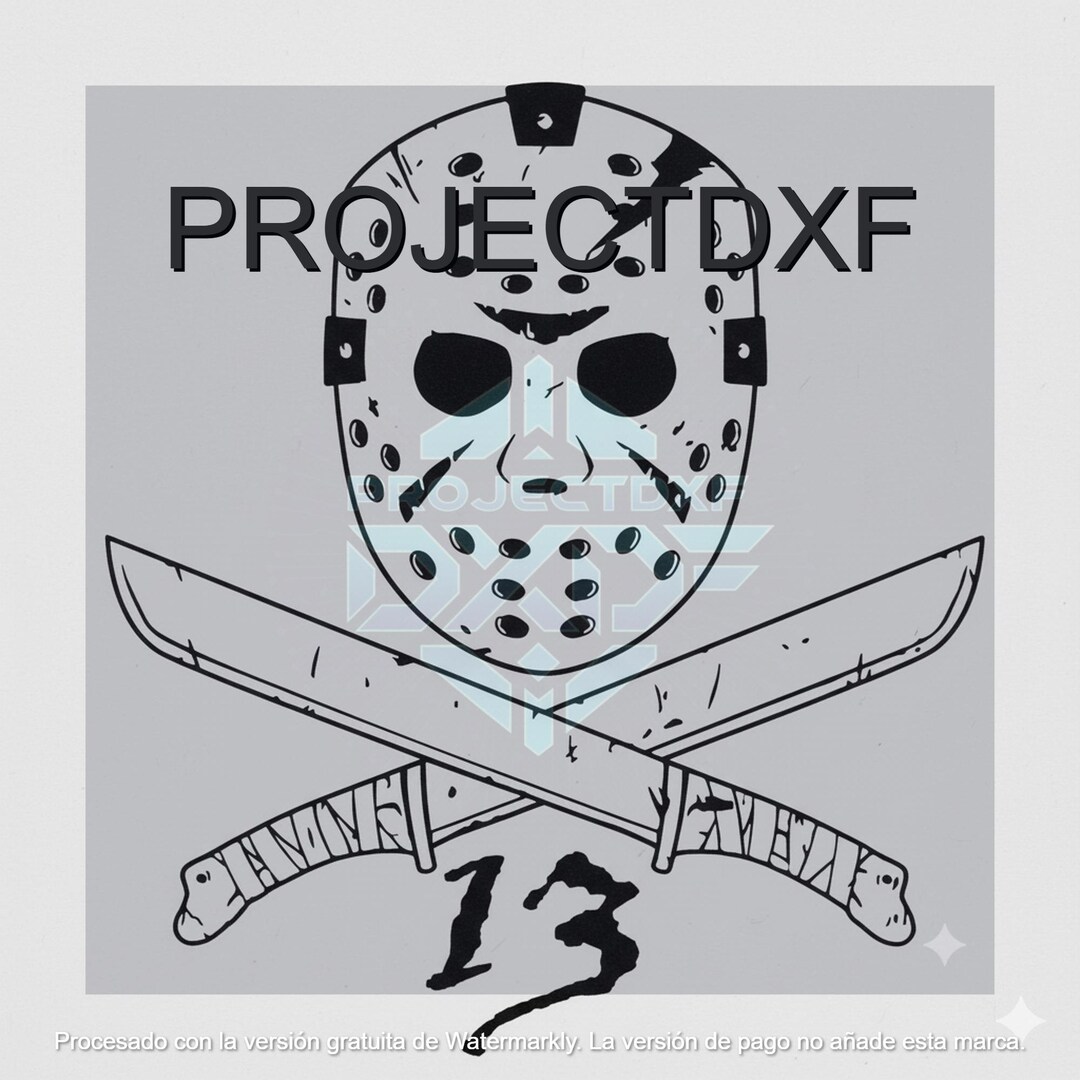 Jason Files in DXF, SVG, PDF, AI, JPG, and Lightburn Formats. Ideal for ...