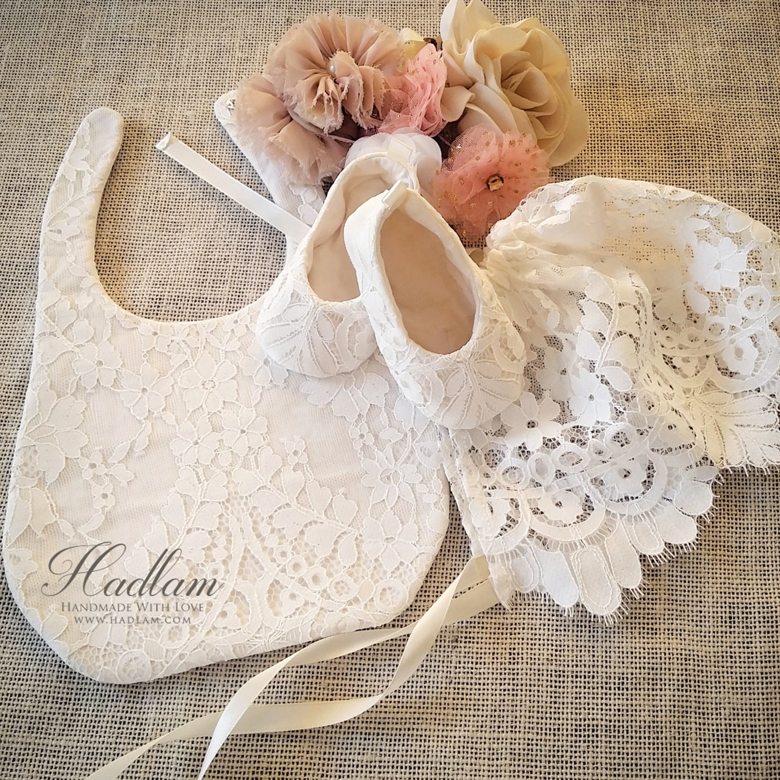 Sierra Baby Girl Lace Ivory Christening Baptism Heirloom - Etsy