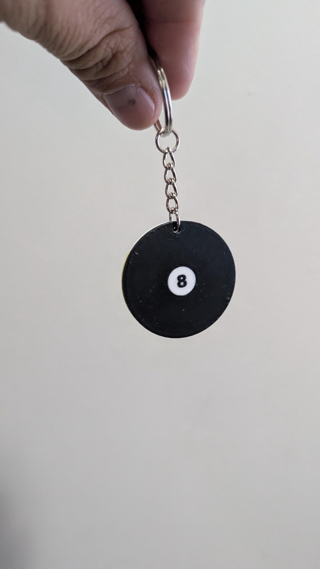 8 Ball 9 Ball Key Chain - Etsy
