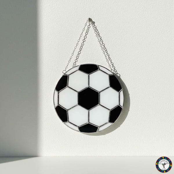 Stained Glass Soccer - Etsy