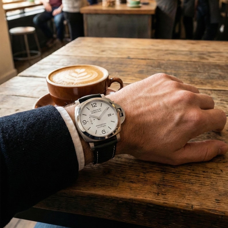 Watch Strap for Panerai Luminor Marina | Custom Handmade Full Grain ...