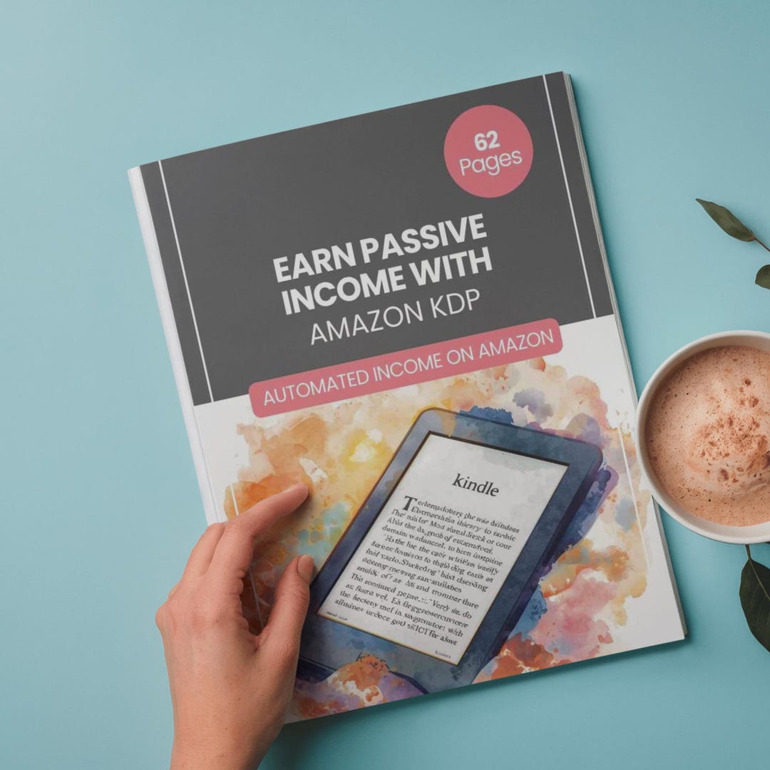 Passive Income With Amazon KDP – Digital Download Guide - Etsy