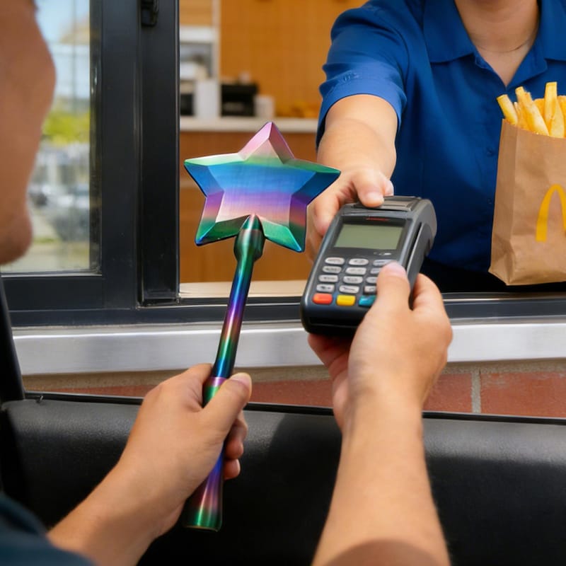 Credit Card Wand 3d Print - Etsy