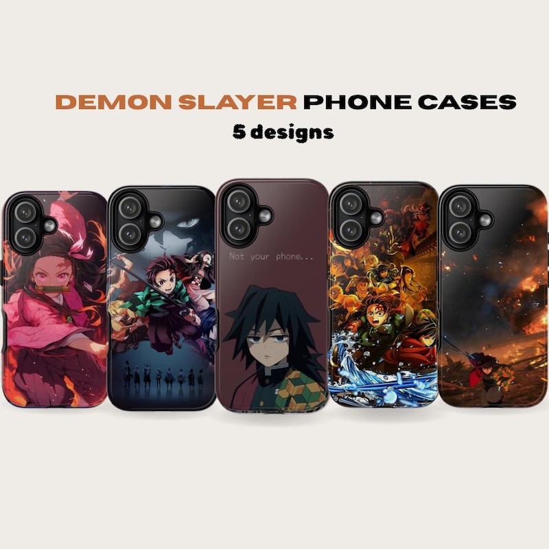 Demon Slayer Phone Case - Etsy