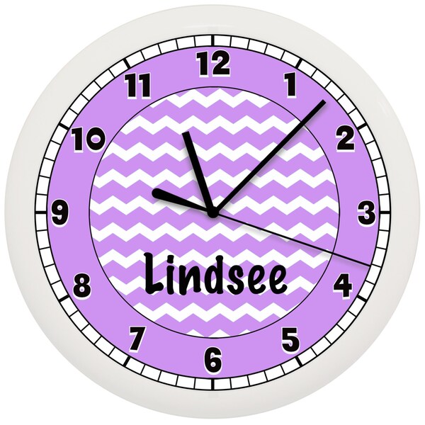 Chevron Wall Clock - Etsy