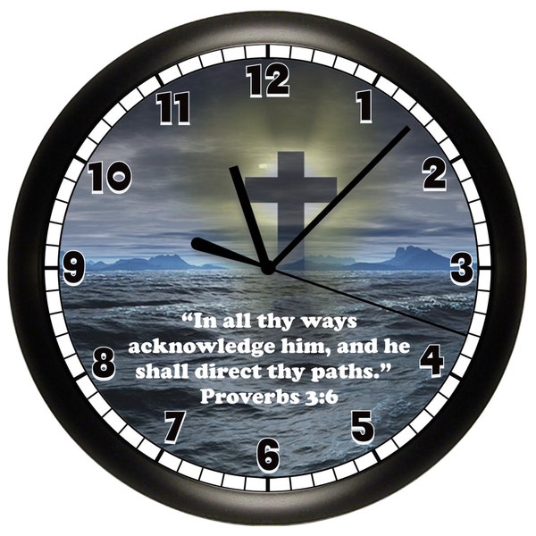 Christian Wall Clock - Etsy