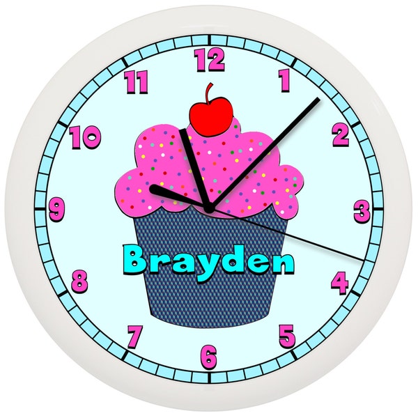 Cupcake Clock - Etsy