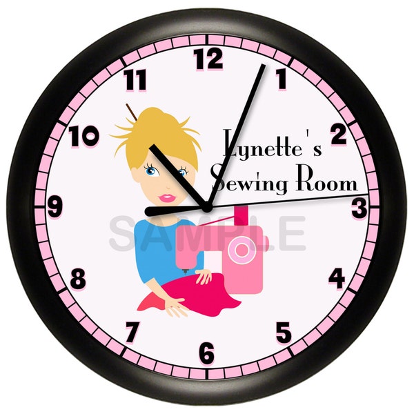 Sewing Room Clock - Etsy