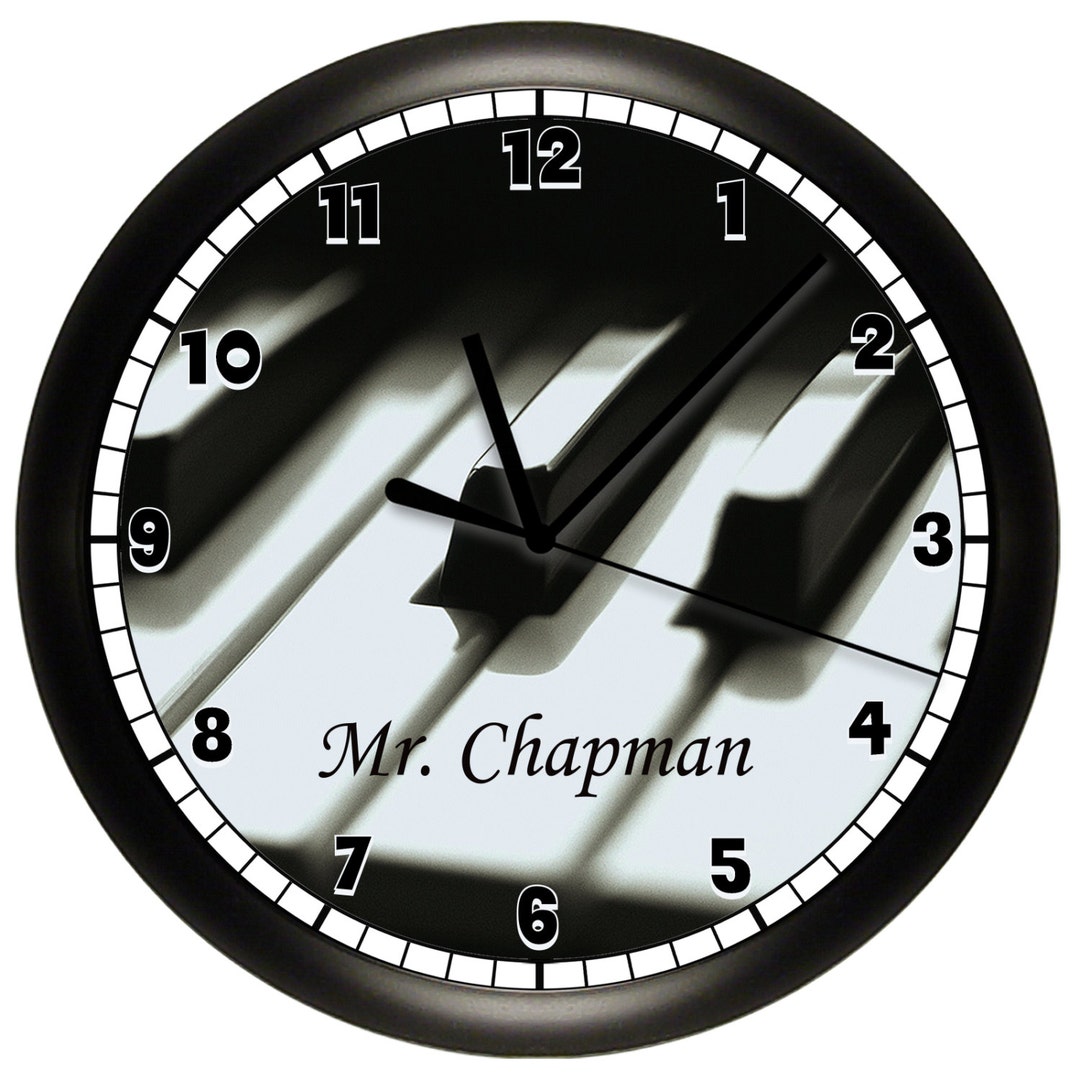 Piano Wall Clock Musician Music - Etsy