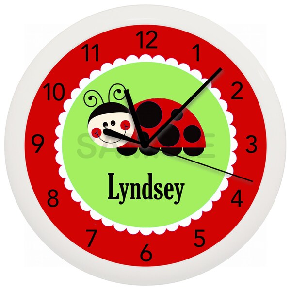 Ladybug Clock - Etsy