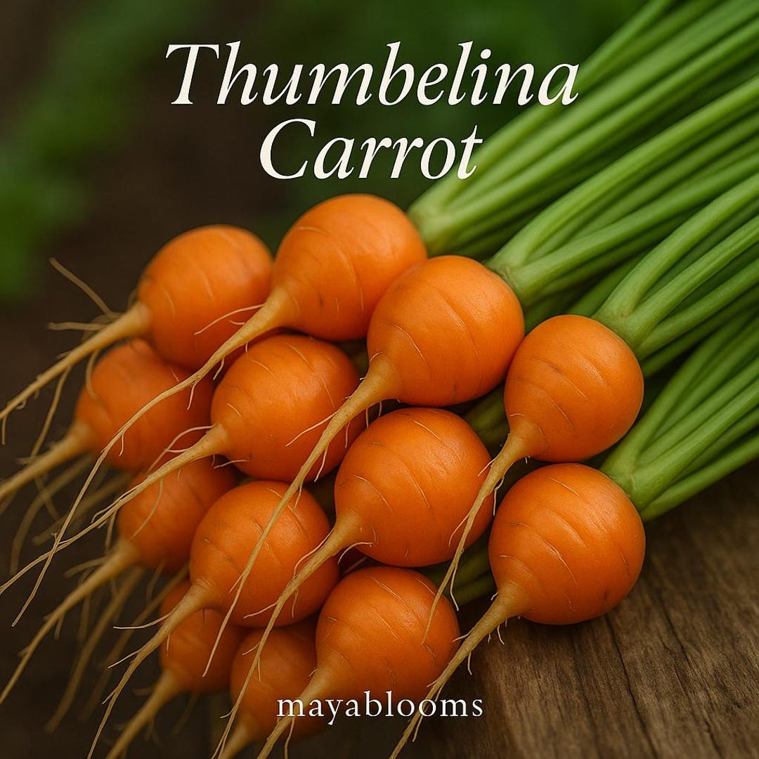 1000 Thumbelina Carrot Seeds – Sweet, Round Baby Carrots - Etsy