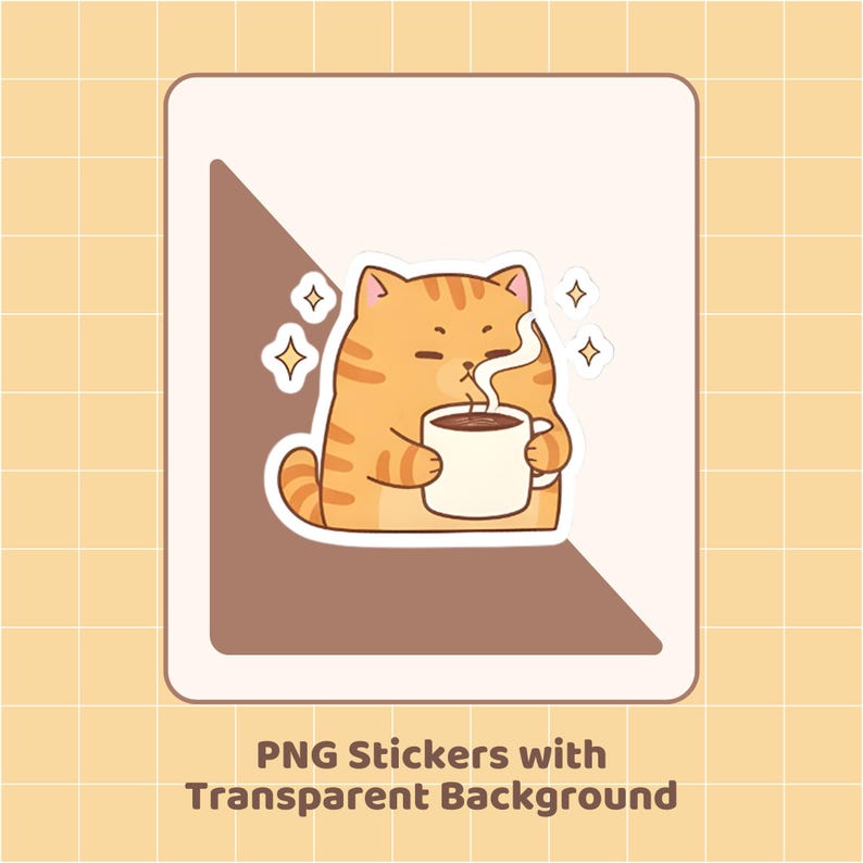 Cute Cat Digital Stickers Goodnotes Sticker Pack Adorable Digital ...