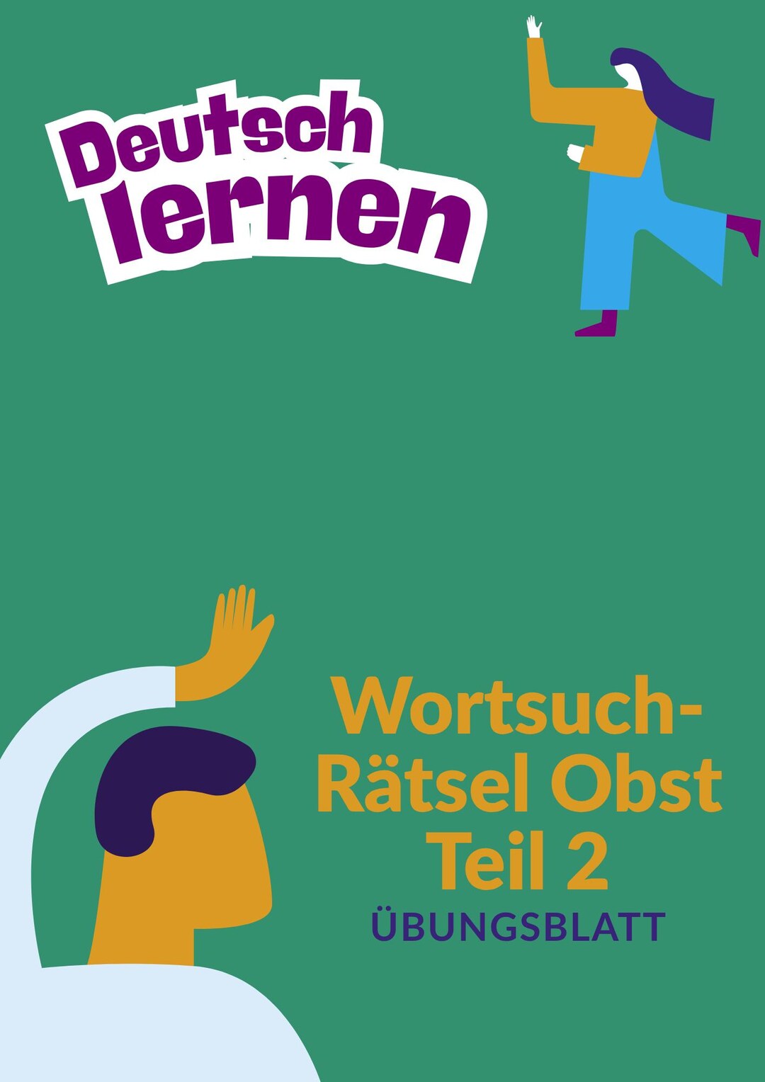 Exercise Sheet for Learning German "word Search Puzzle" Fruit Part 2 - Etsy