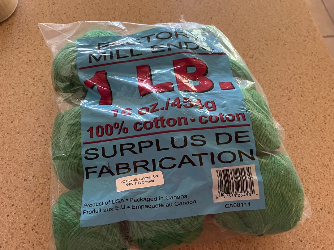 100% Cotton Yarn Factory Mill Ends One Pound Choice of - Etsy