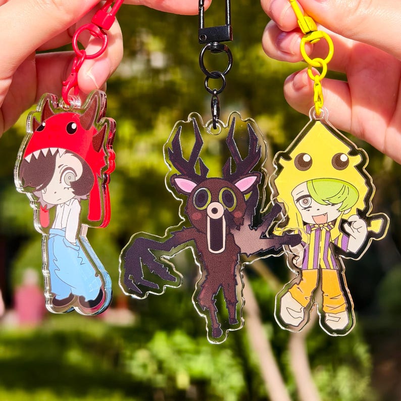 99 Nights in the Forest,cartoon Character Keychains,99 Nights Keychain ...