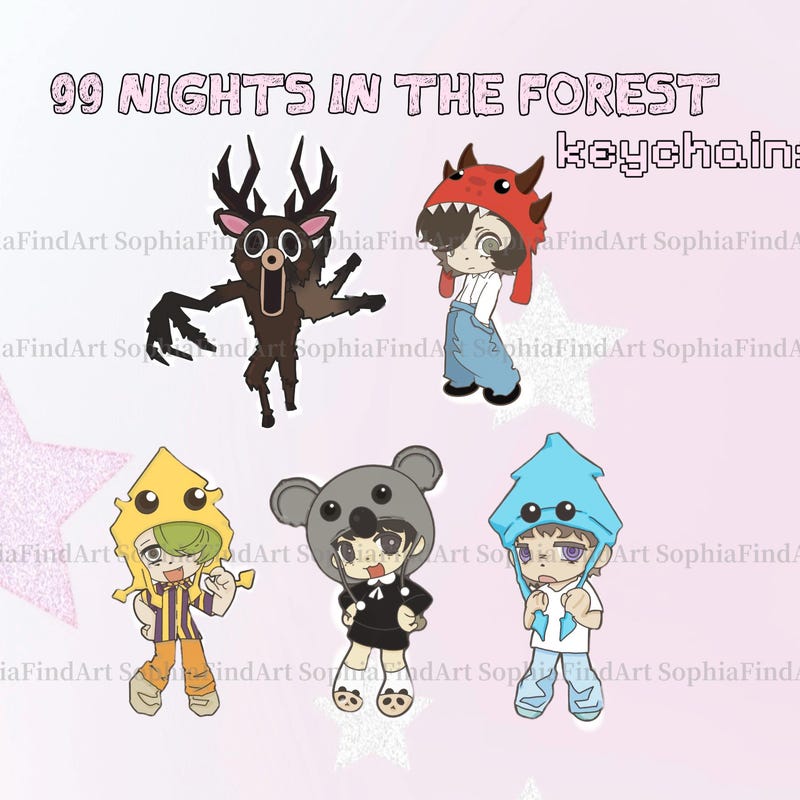 99 Night in the Forest Fanart - Etsy Canada