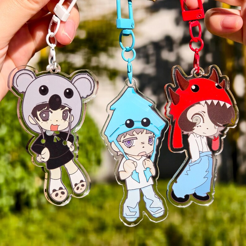 99 Nights in the Forest,cartoon Character Keychains,99 Nights Keychain ...