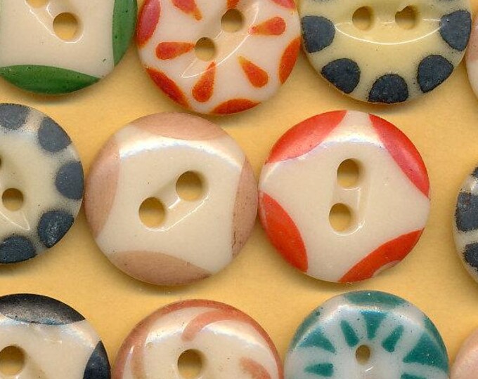 Vintage Antique China Stencil Buttons Lot #2 - Lot of 12 - Etsy