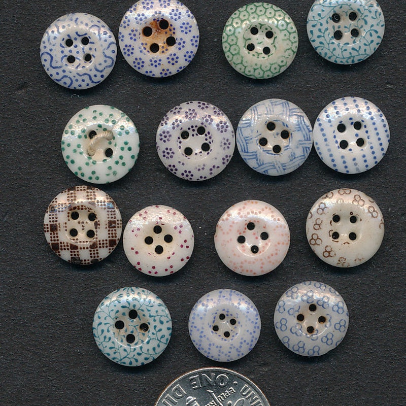 Antique Buttons - Etsy