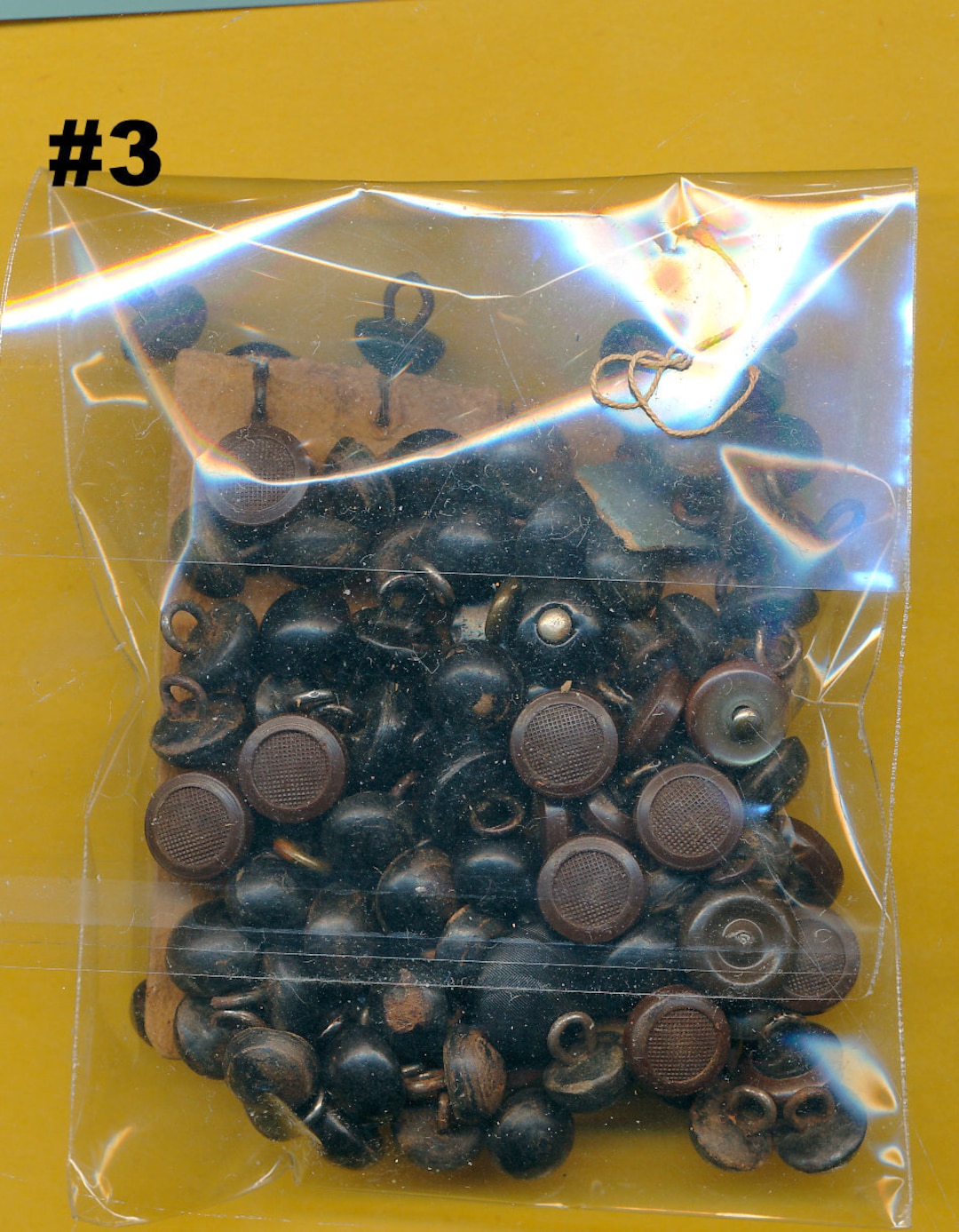 SALE Antique Shoe Buttons Lot#3 - Great for Crafting - Teddy Bear Eyes ...