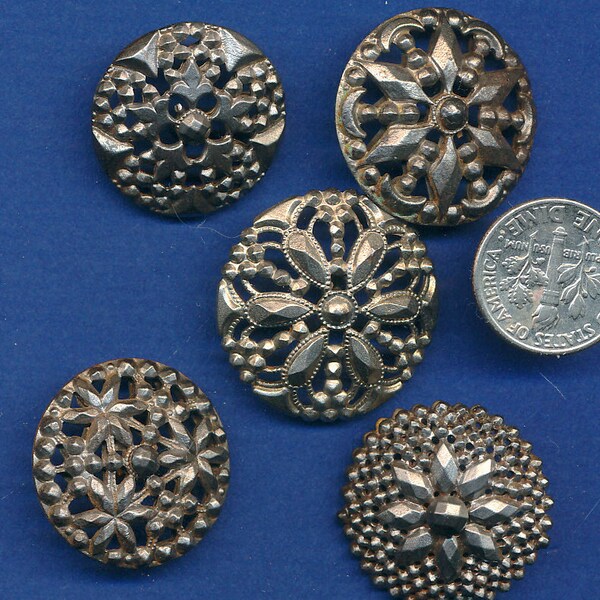 Cut Steel Buttons - Etsy