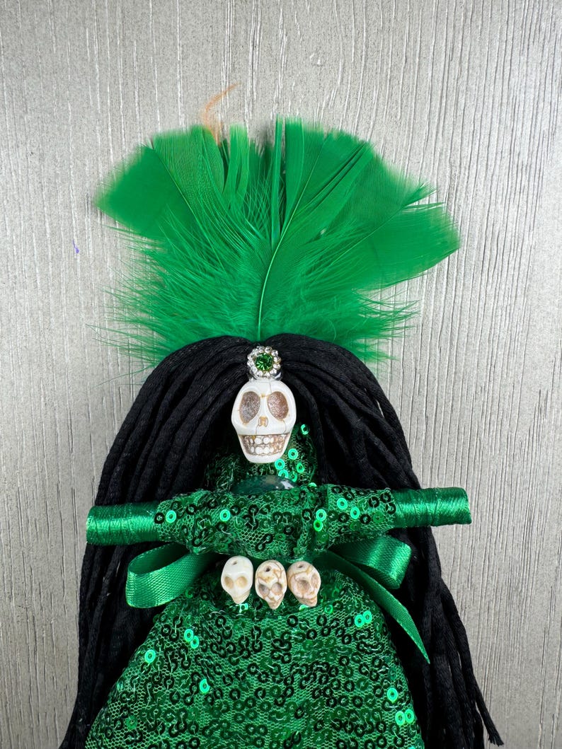 Green New Orlean's Style Voodoo Doll - Etsy