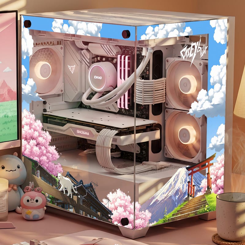 Pink Pc Gaming Case - Etsy