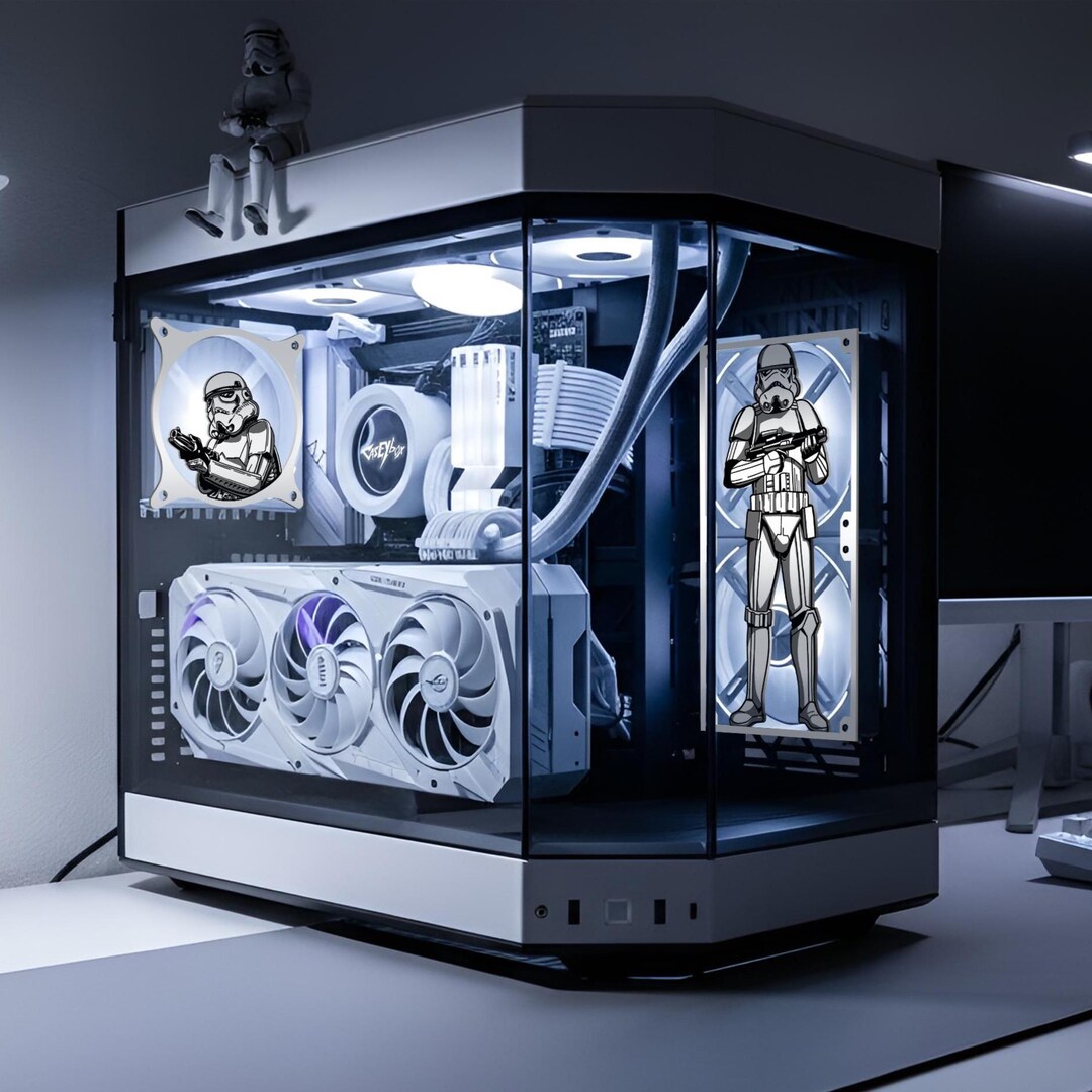 Stormtrooper PC Fan Cover , Grill – Star Wars 3D Printed Gaming Fan ...