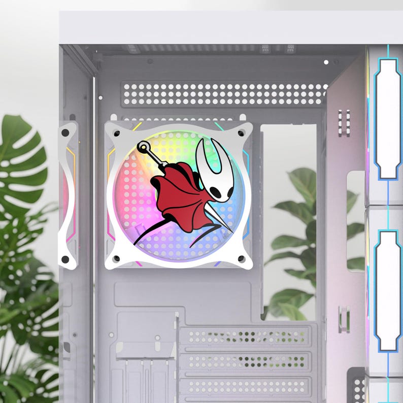 Hollow Knight PC Fan Cover: Gaming Hornet 3D Printed Fan Grill (120mm ...