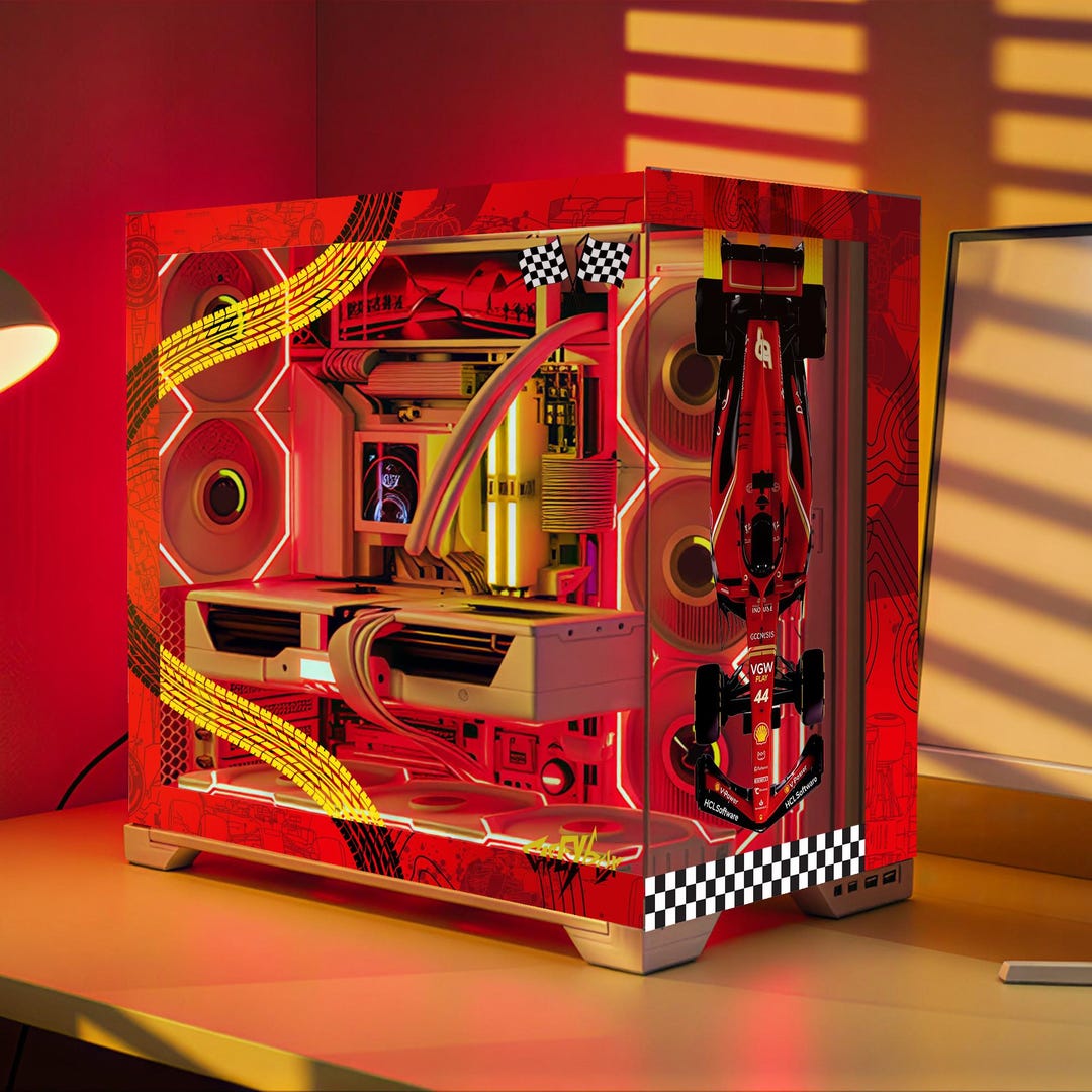 Formula PC Case Skin, Sticker – F1 Racing Gaming PC Decal - Etsy
