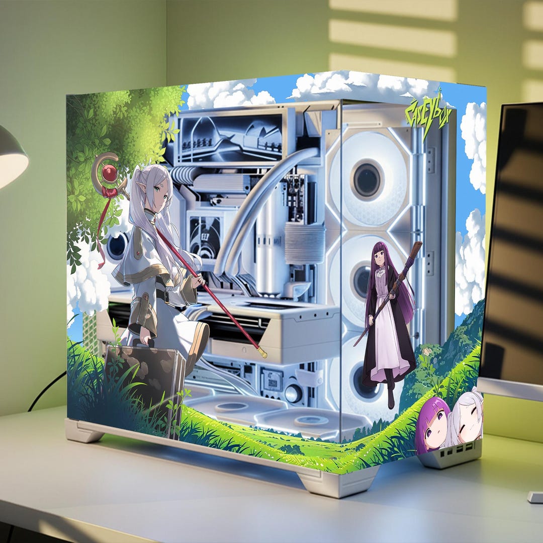 Frieren PC Case Skin, Sticker - Custom Anime Gaming Pc Decal - Etsy Sweden