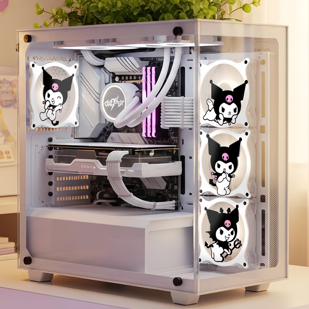 Kuromi PC Fan Grill Cover 120mm Custom 3D Printed Anime Shroud for ...