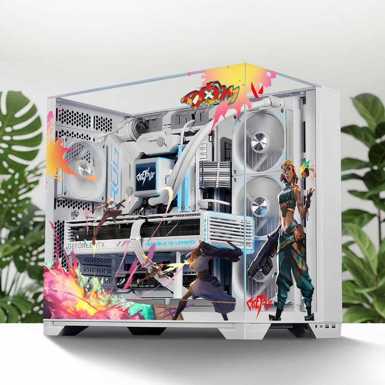 Raze PC Case Sticker - Valorant Gaming Pc Game Decal - Gift for Gamers ...