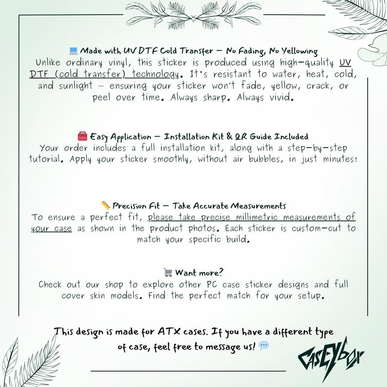 Chisa PC Case Skin, Sticker - Anime Gaming PC Decal - Gift for Gamer ...