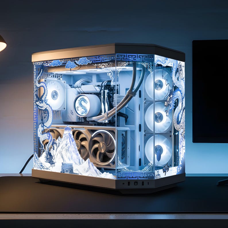Ancient Dragon PC Case Skin, Sticker - Special Edition Gaming Pc, Decal ...