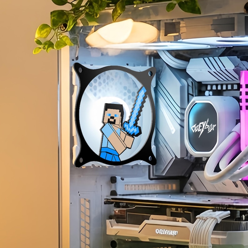 Personalized PC Case Fan Cover, Custom Gaming PC Grill - Etsy