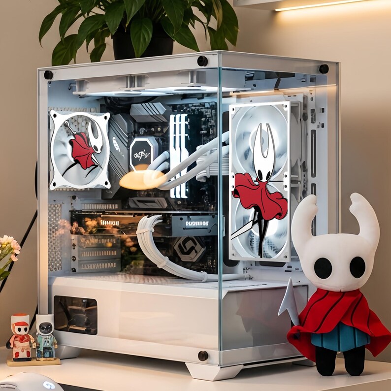 Hollow Knight PC Fan Cover: Gaming Hornet 3D Printed Fan Grill (120mm ...