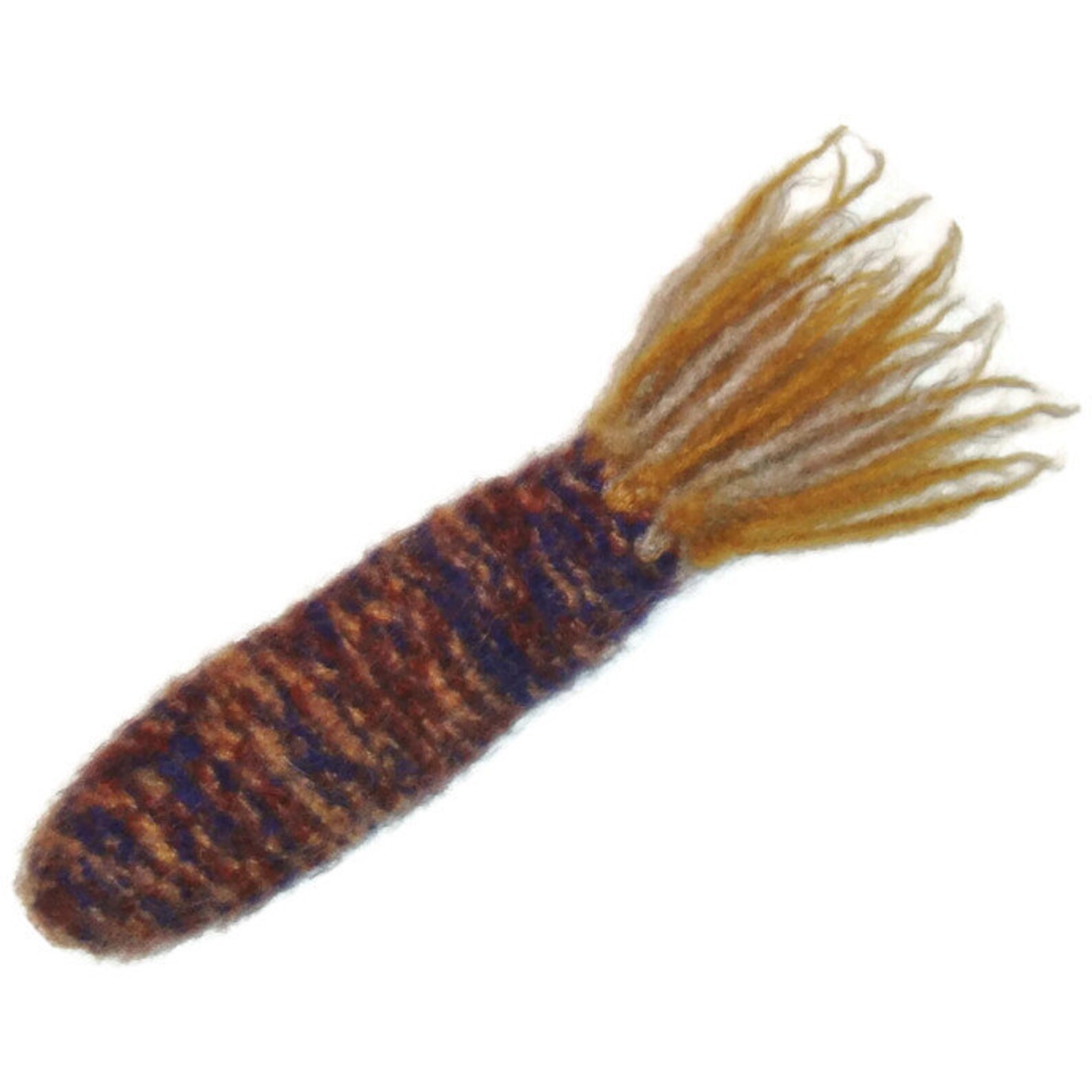 Corn Cat Toy Chip Hand Knit Felted Wool Catnip or - Etsy