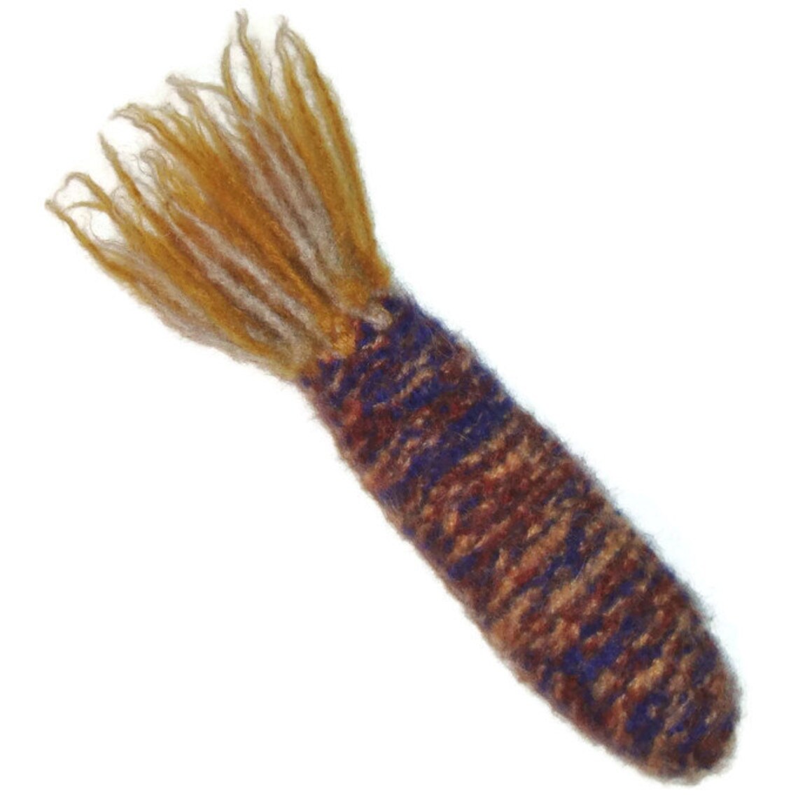 Corn Cat Toy Chip Hand Knit Felted Wool Catnip or - Etsy