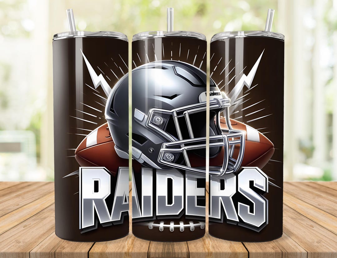 Raider Tumbler Wrap for Athletics, Sublimation Design, Las Vegas PNG ...