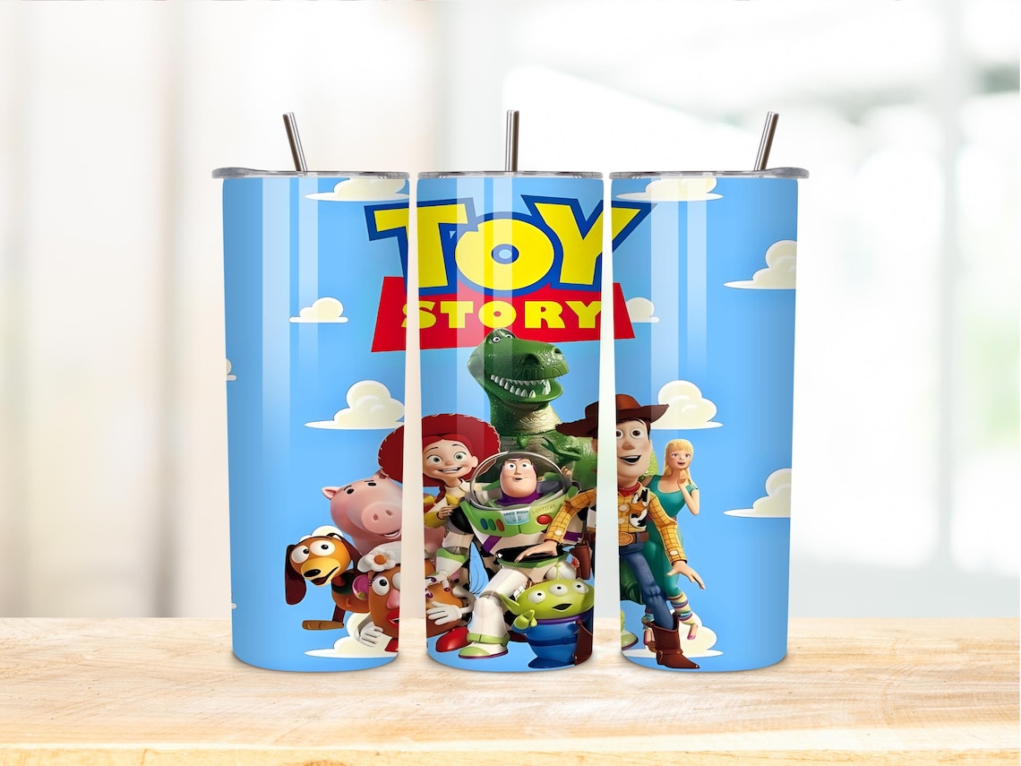 Toy Story Tumbler Wrap Bundle, Instant Download 20oz Tumbler PNG Wraps ...