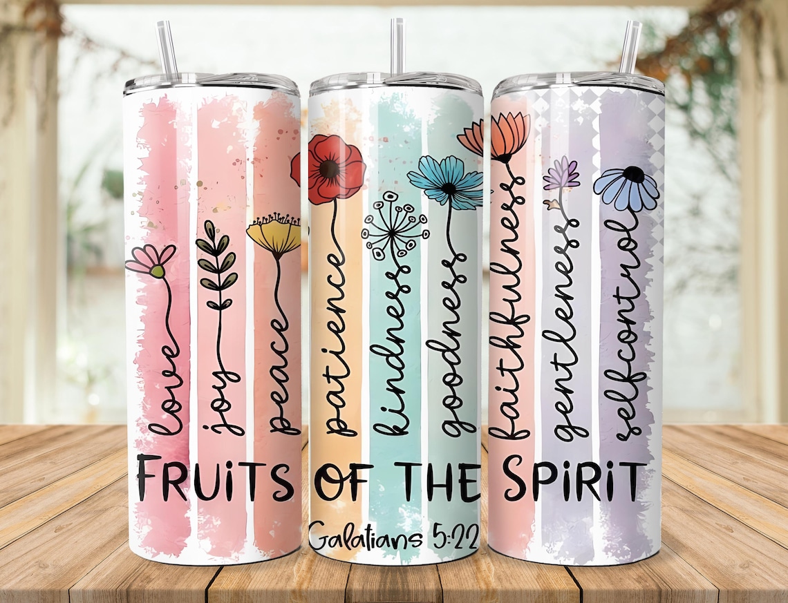 20+ Bible Verse Tumbler Designs Bundle | Christian PNG Wraps for 20oz ...