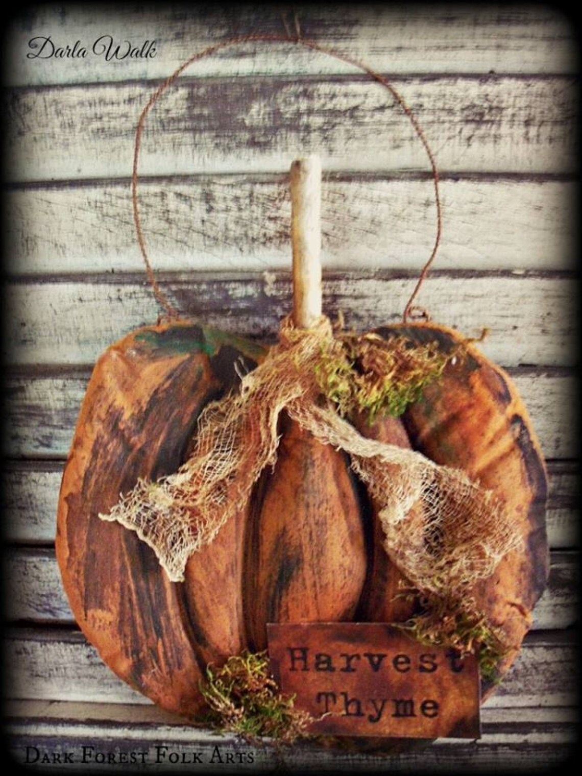 Primitive Pumpkin Pattern | Paper Pattern | Folk Art Pumpkin Pattern ...
