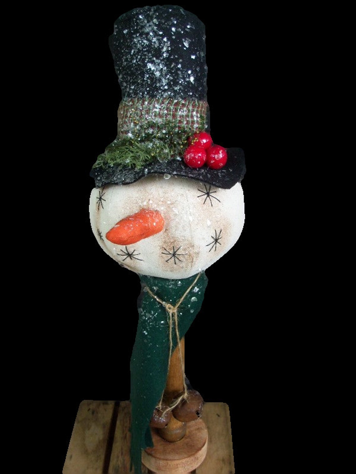 Snowman Paper Pattern Primitive Snowman Sewing Pattern - Etsy