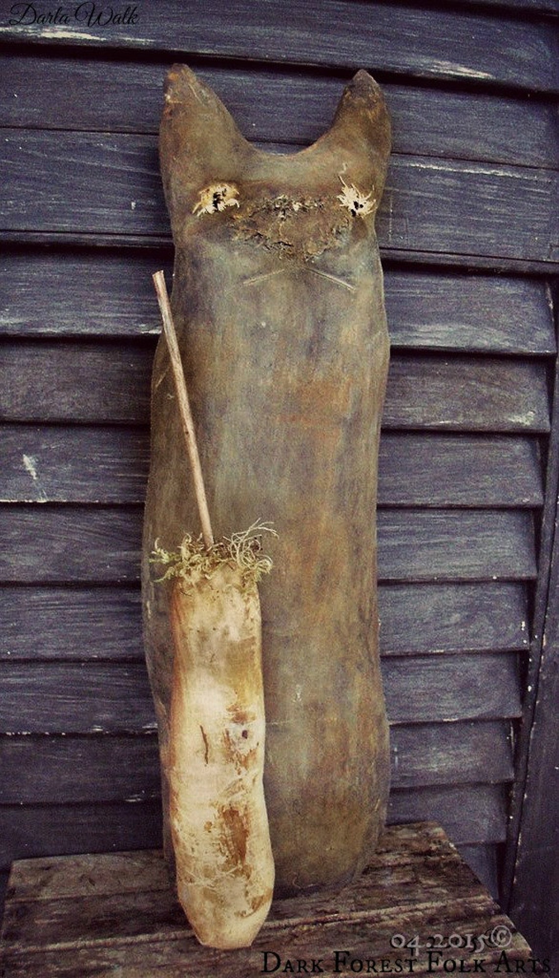 Cat sewing pattern Paper Pattern Fall Decor Primitive | Etsy